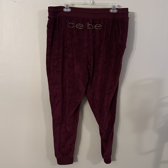 bebe | Pants & Jumpsuits | Bebe Studded Velour Joggers | Poshmark